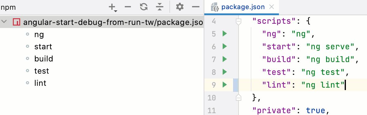npm, pnpm, and Yarn | IntelliJ IDEA