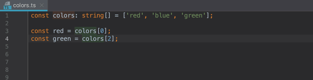 Refactoring TypeScript | WebStorm