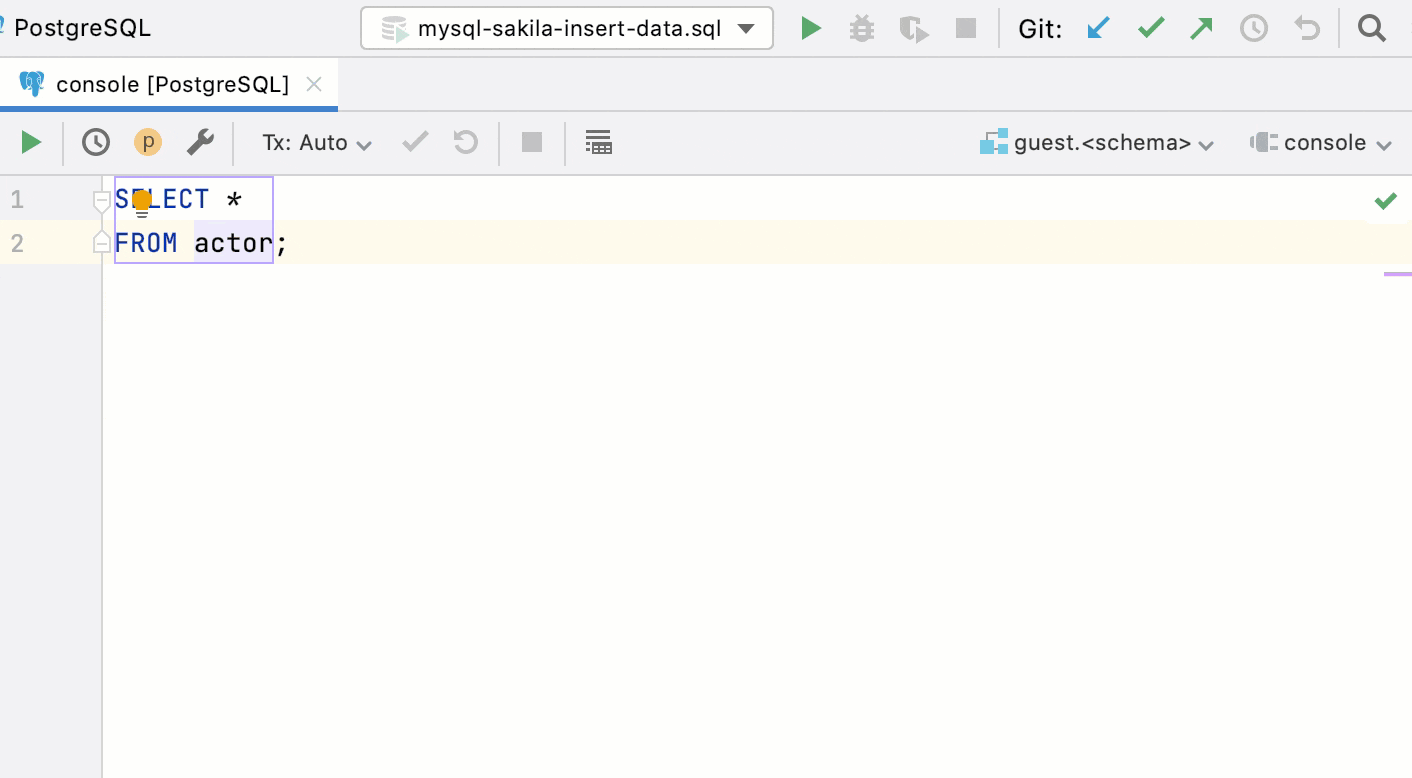 SQL Dialects | IntelliJ IDEA
