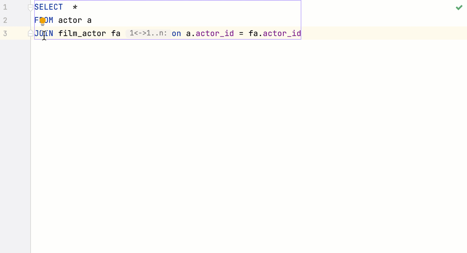 Code refactoring | DataGrip