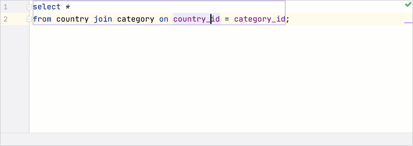 Foreign keys | DataGrip