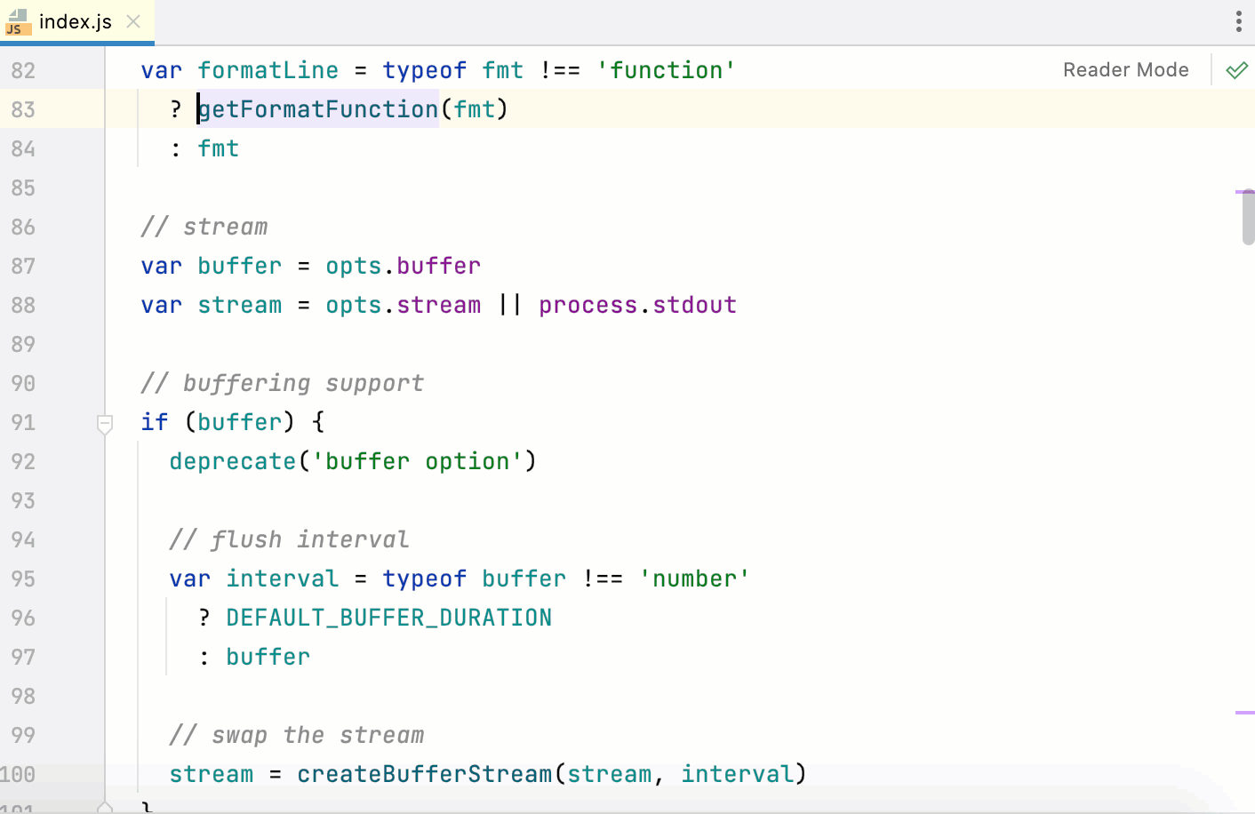 JavaScript documentation look-up | IntelliJ IDEA