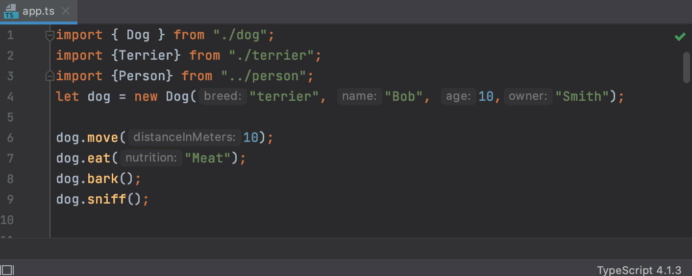 TypeScript tool window | WebStorm