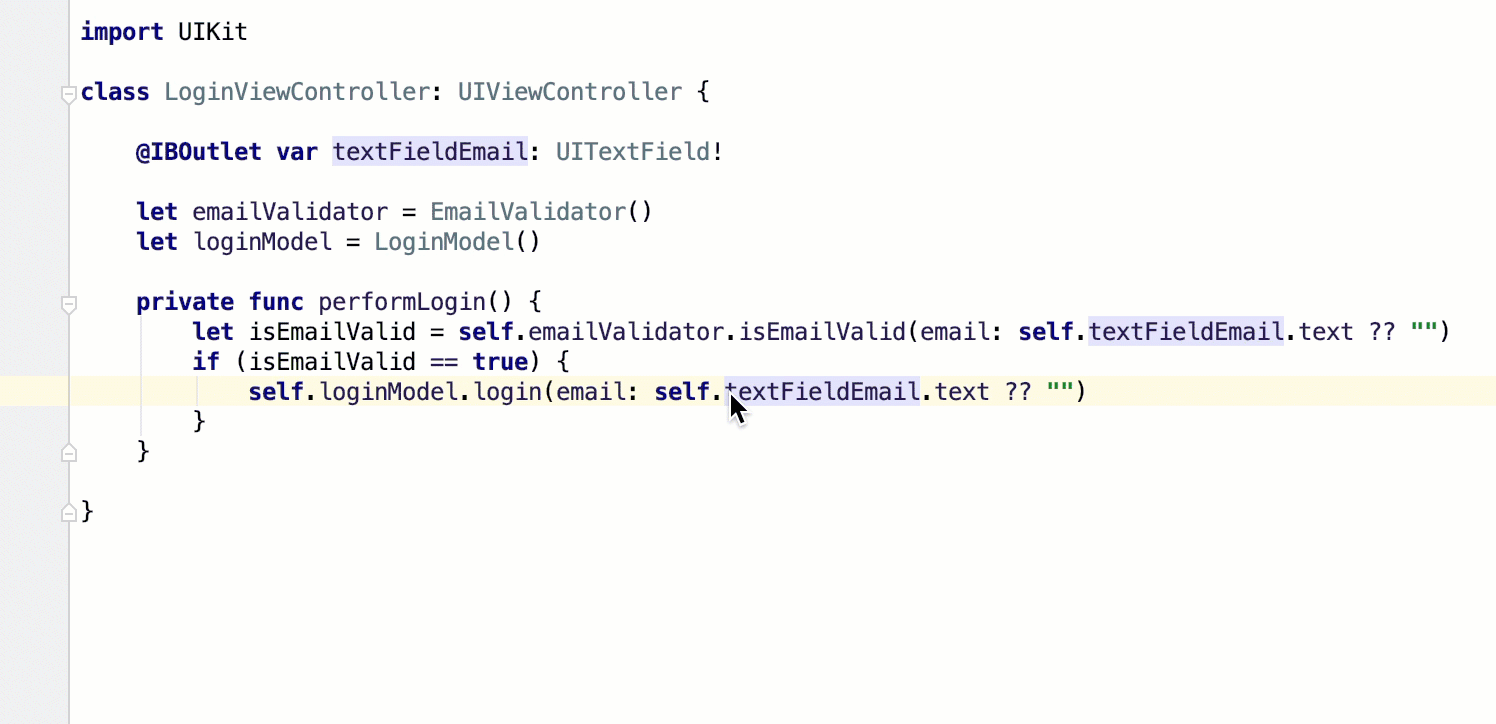 Extract Variable Appcode 7822