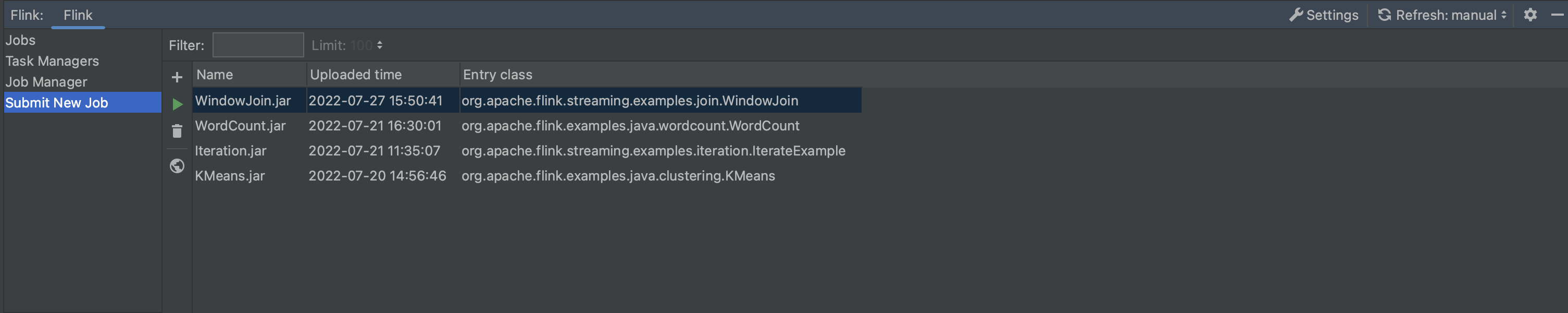Flink monitoring | IntelliJ IDEA