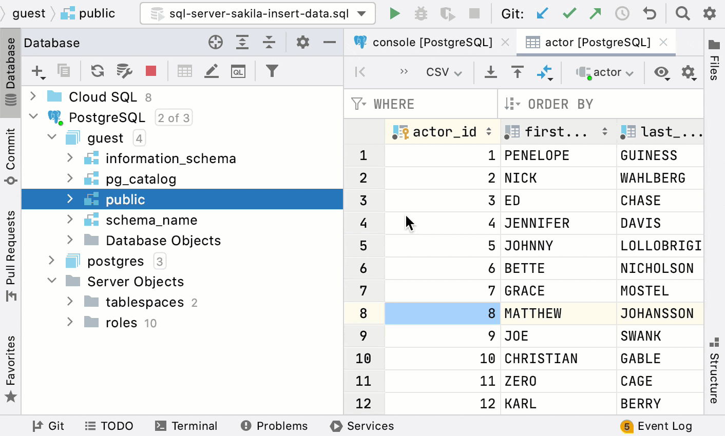 Users and roles | DataGrip
