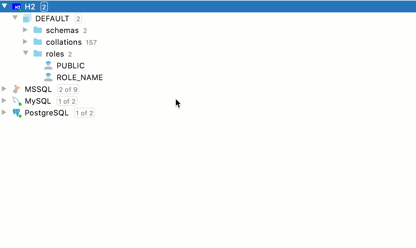 Users and roles | DataGrip
