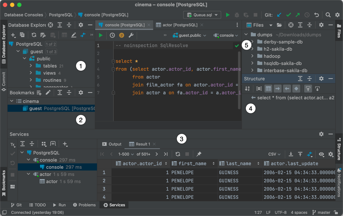 Tool windows | DataGrip