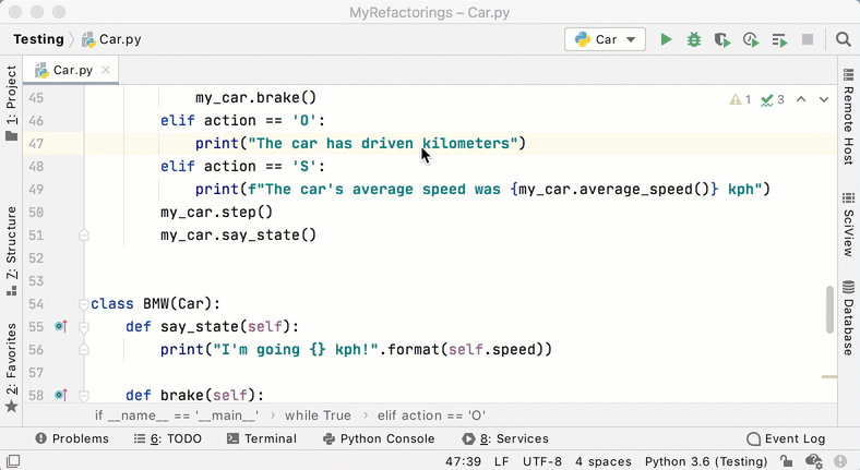 Code completion | PyCharm