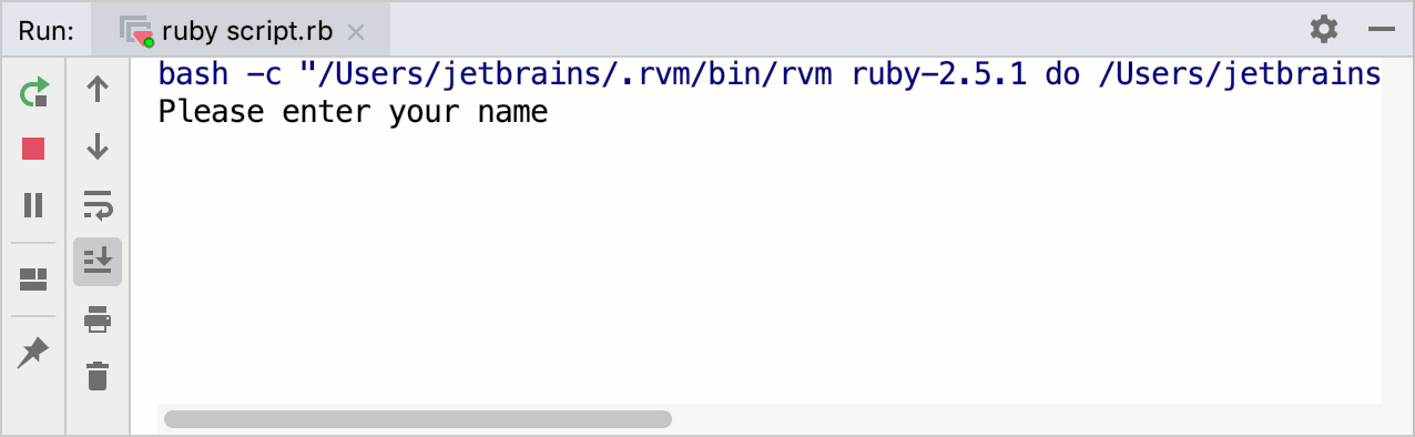 Create and run your first Ruby project | IntelliJ IDEA