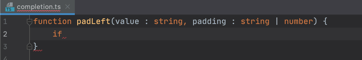 Code completion | WebStorm