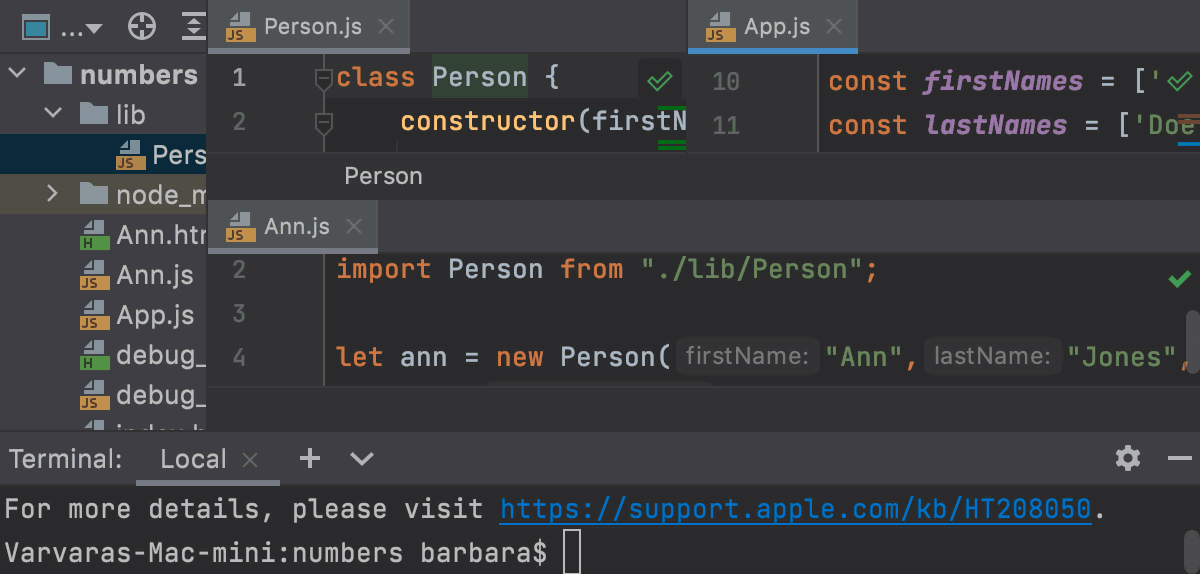 Editor basics | WebStorm