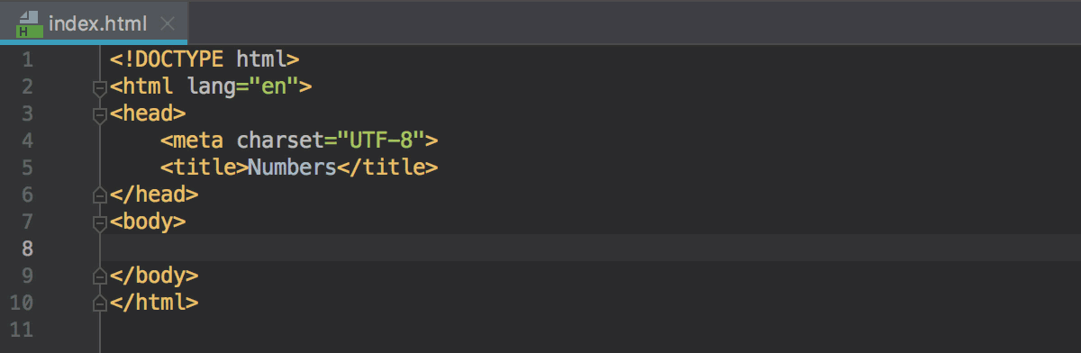 Html Webstorm