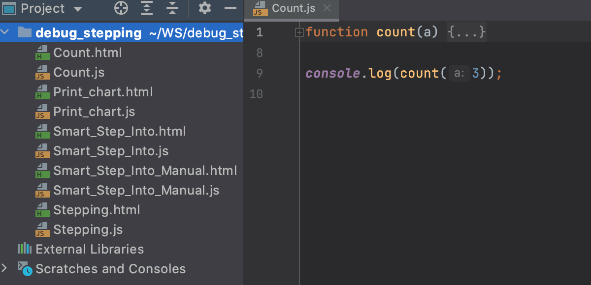 Editor basics | WebStorm