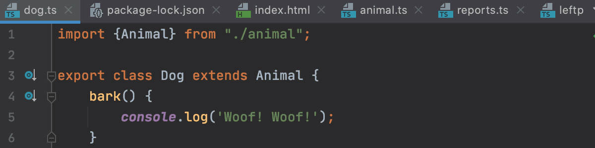 Editor basics | WebStorm