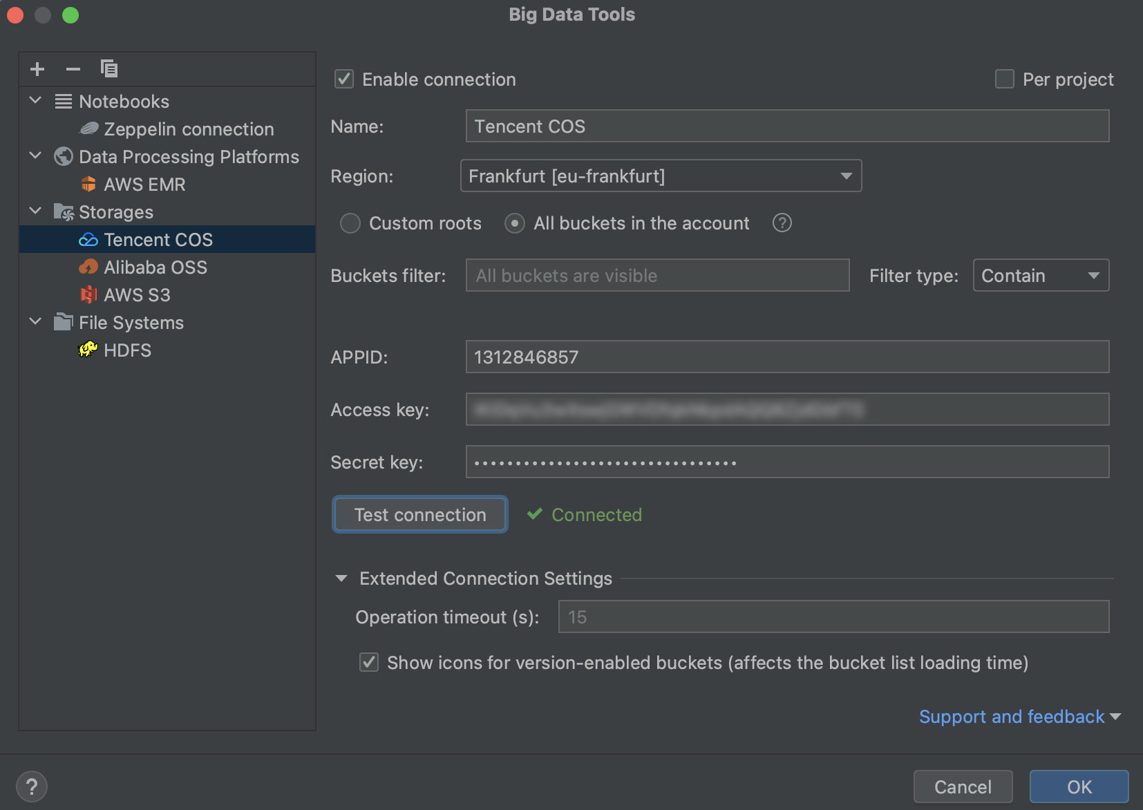 Configure Big Data Tools environment | DataGrip Documentation