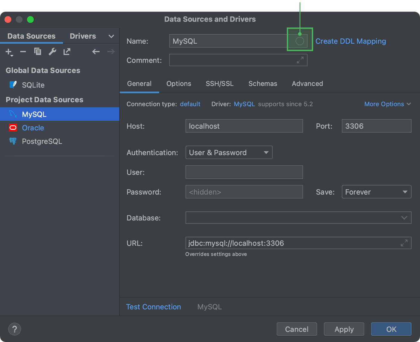 Manage data sources | PyCharm Documentation
