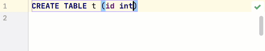 Code completion | DataGrip Documentation
