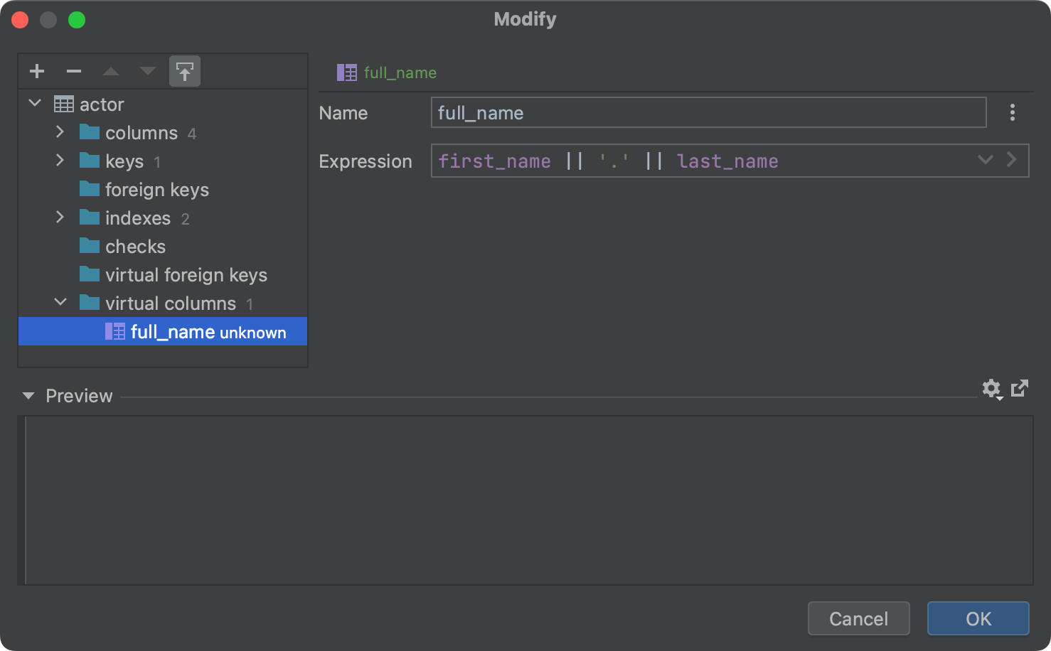 Virtual Columns Intellij Idea Documentation