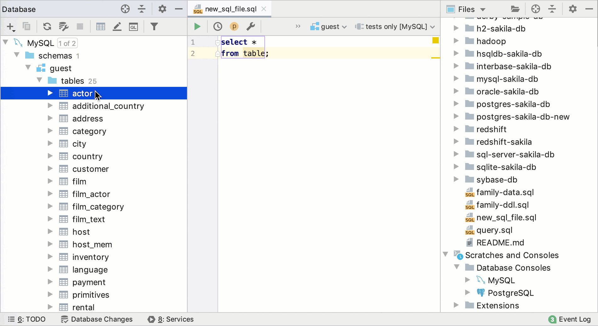 Create table and modify table dialogs (Old UI) | AppCode Documentation