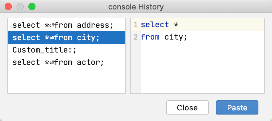Run queries | DataGrip Documentation