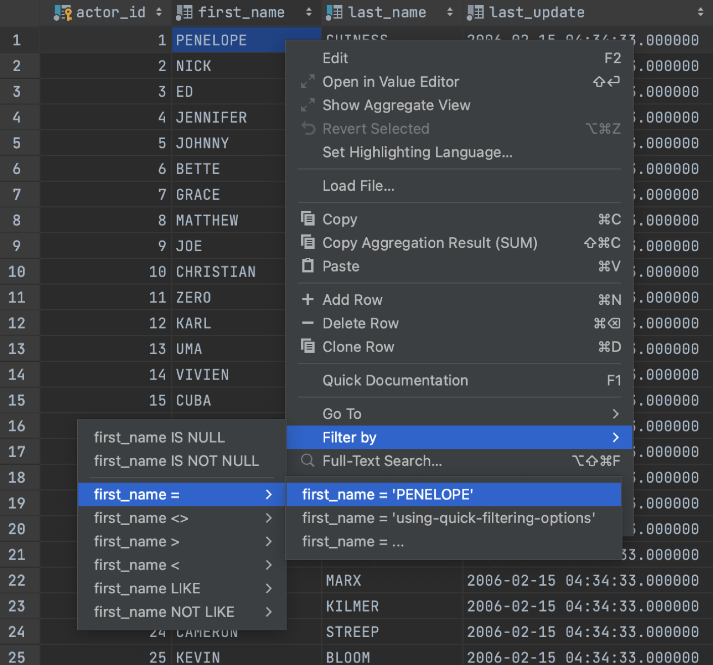 Filter AppCode Documentation