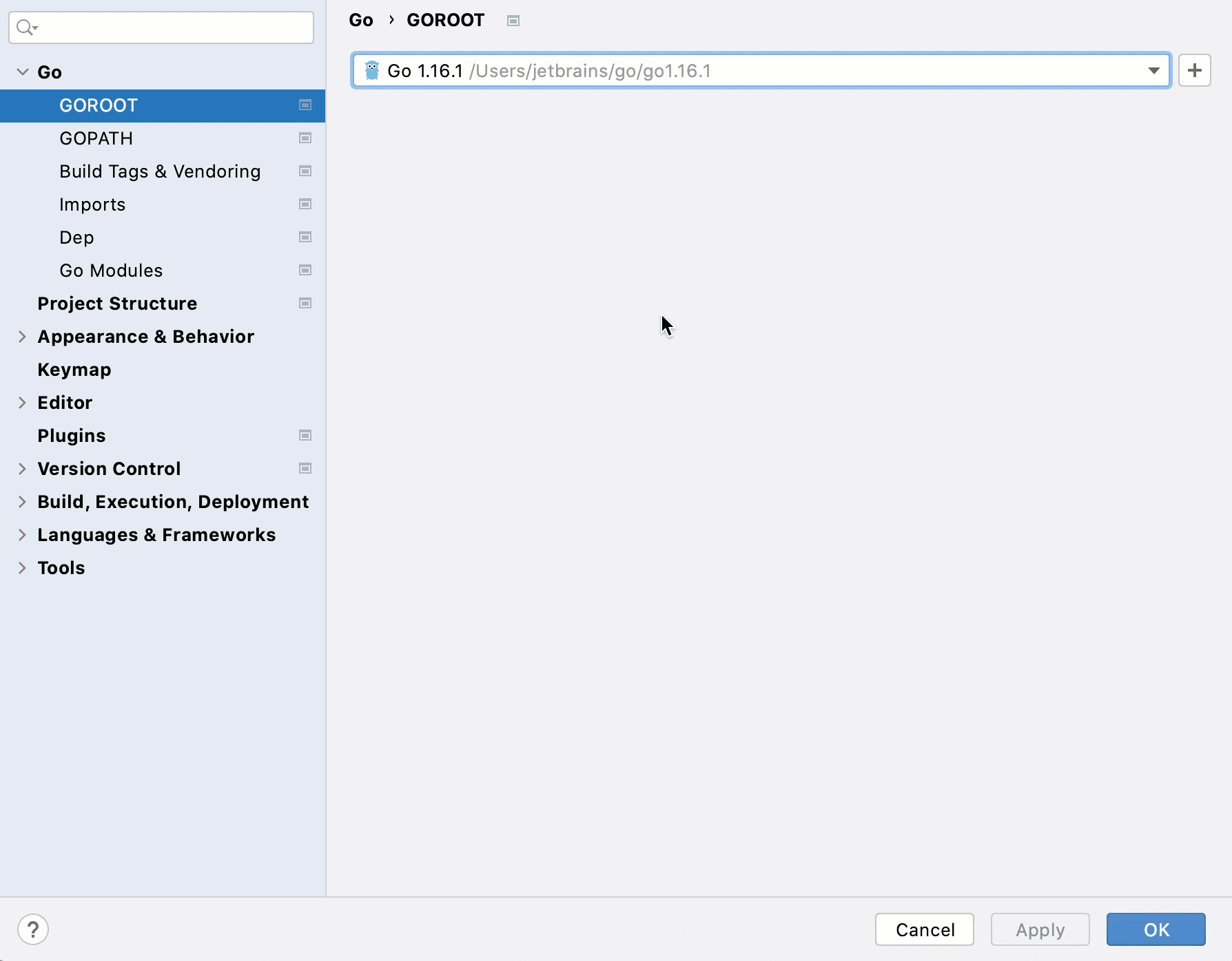 GOROOT and GOPATH | GoLand Documentation