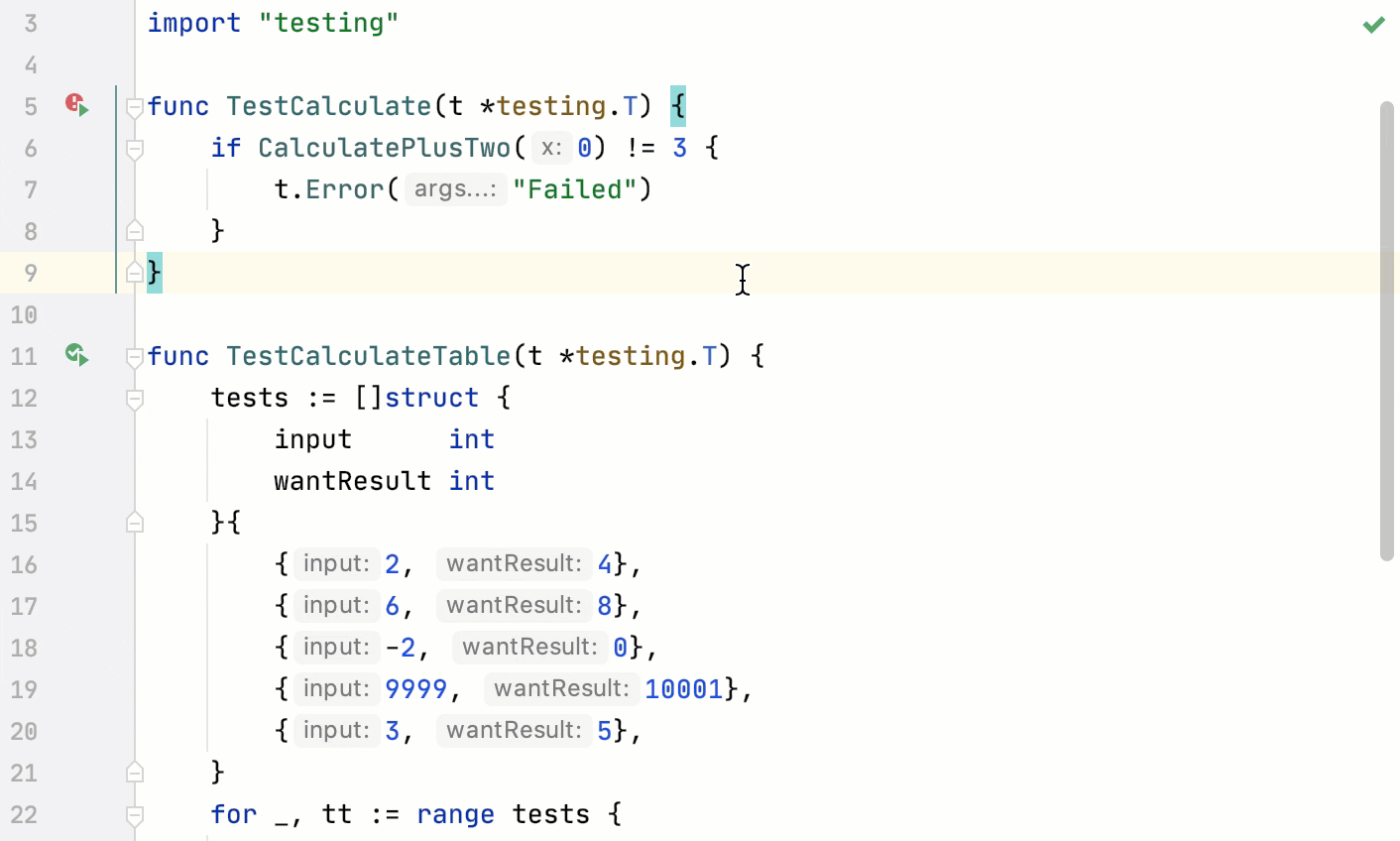 Run tests | GoLand Documentation