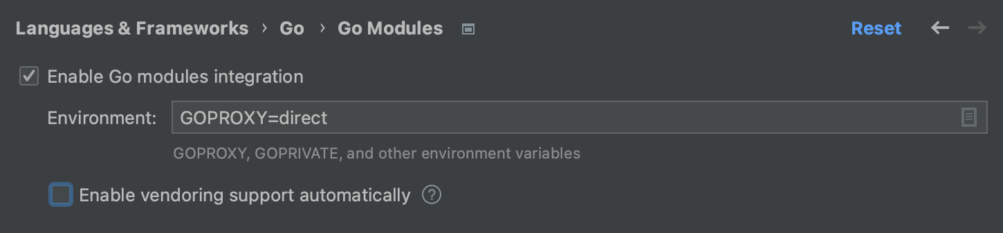 Build constraints and vendoring | IntelliJ IDEA Documentation