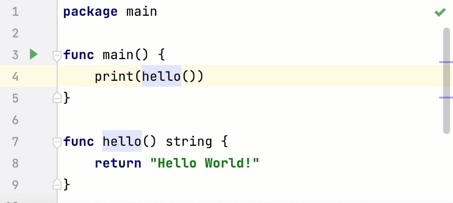 Inline | GoLand Documentation