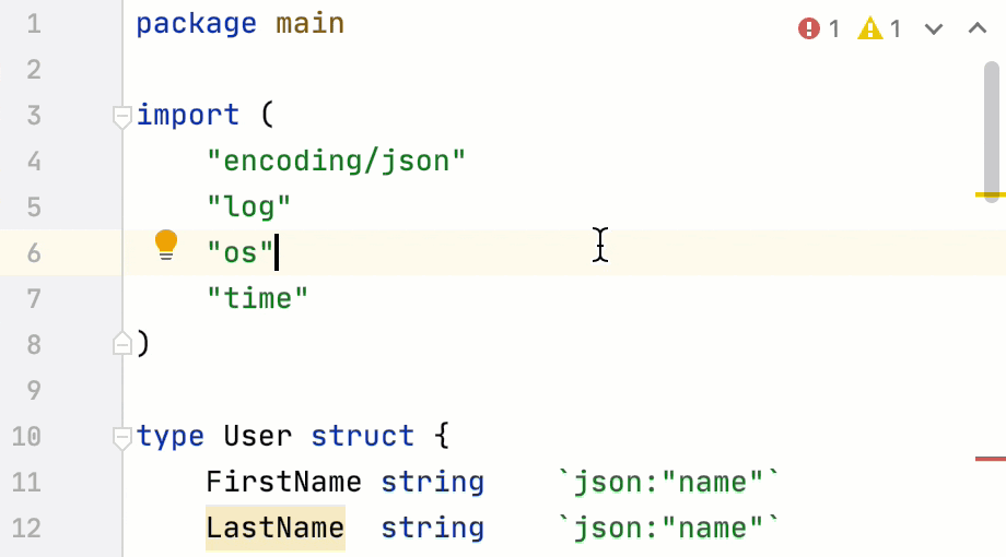 Run inspections | GoLand Documentation