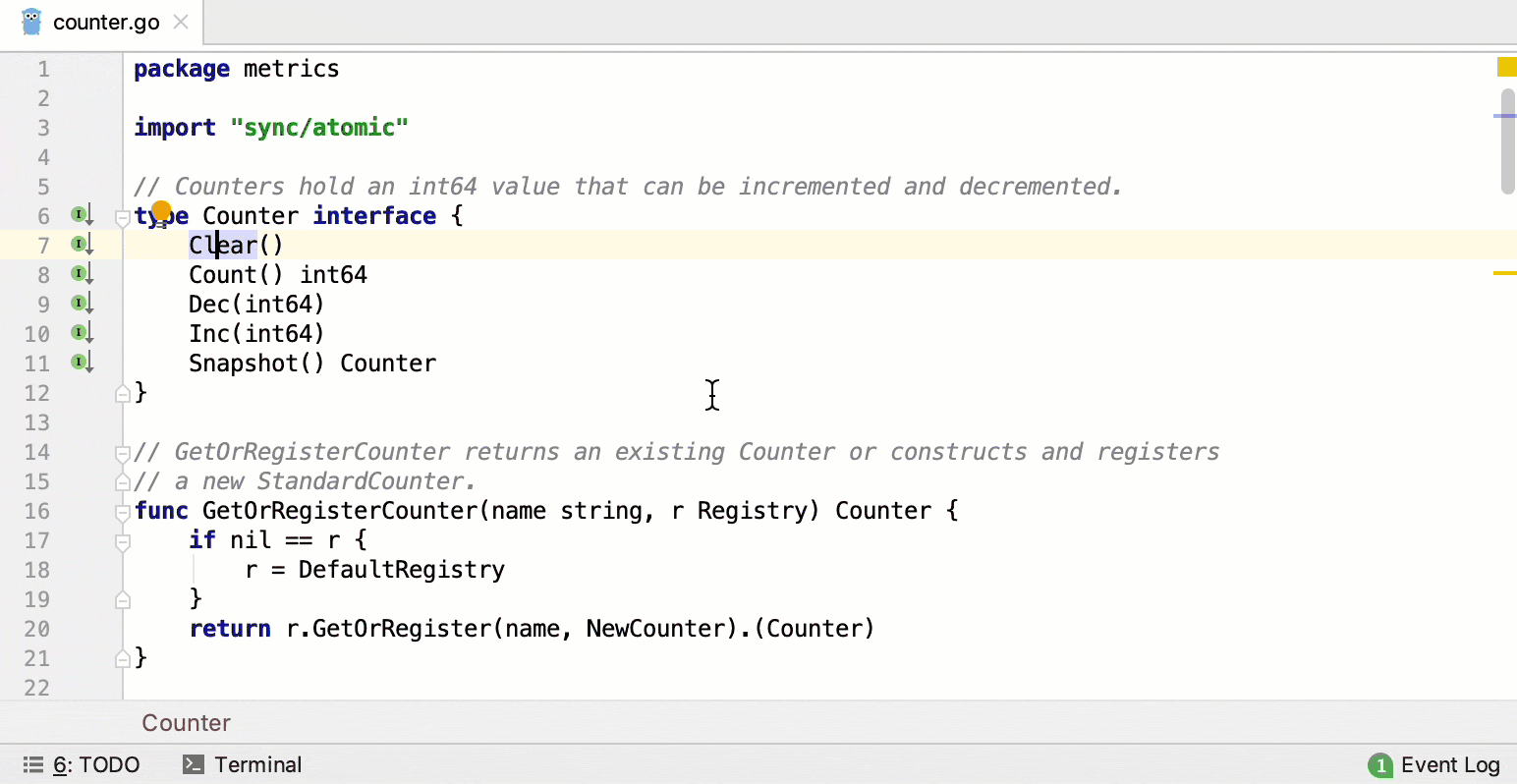 Rename refactorings | GoLand Documentation