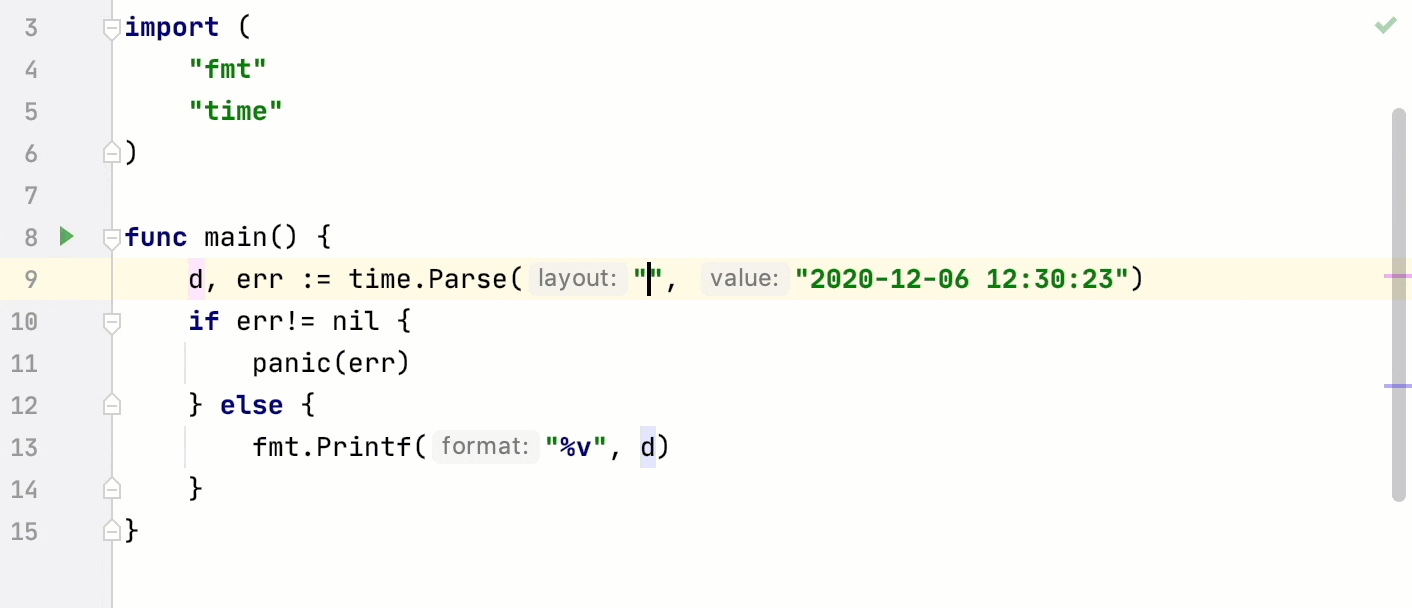 Code completion | GoLand Documentation