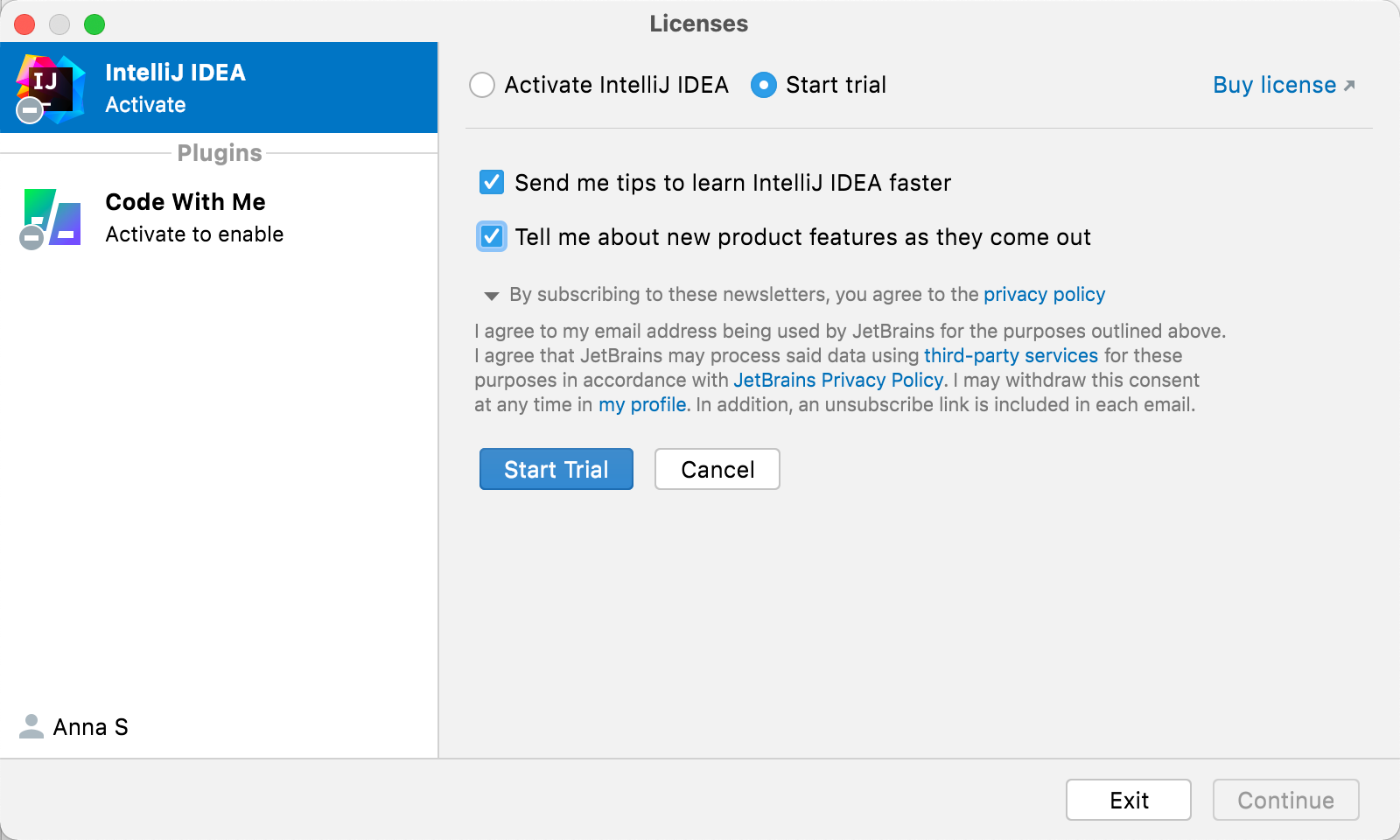 Register IntelliJ IDEA | IntelliJ IDEA Documentation