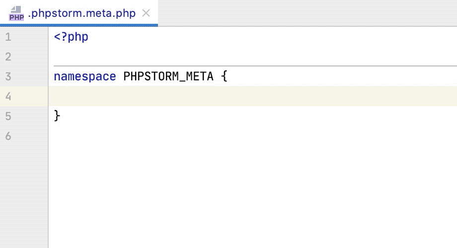 PhpStorm advanced metadata | PhpStorm Documentation