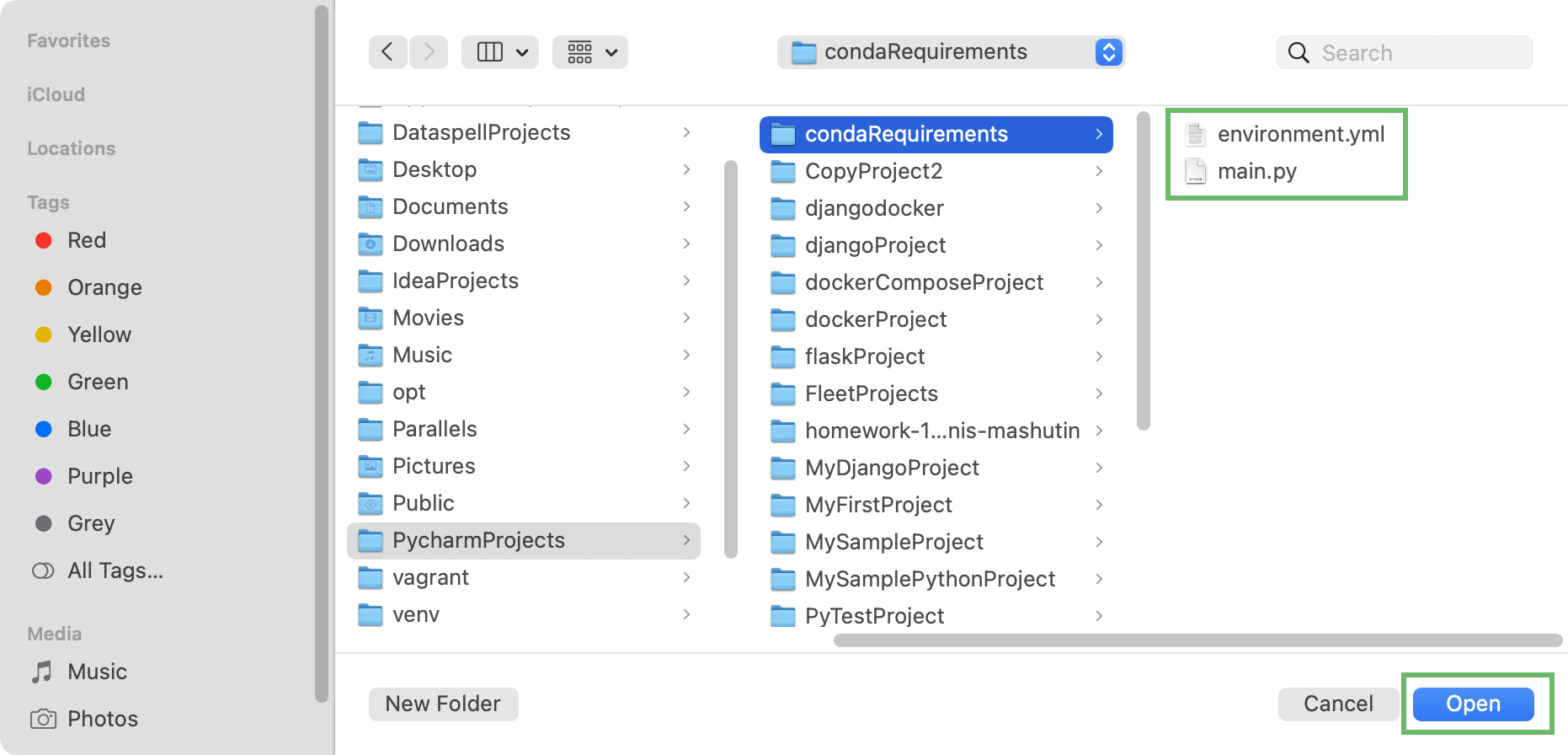 Configure A Conda Virtual Environment PyCharm Documentation