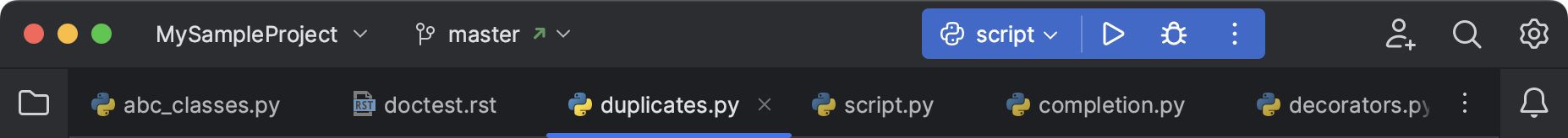 New UI | PyCharm Documentation