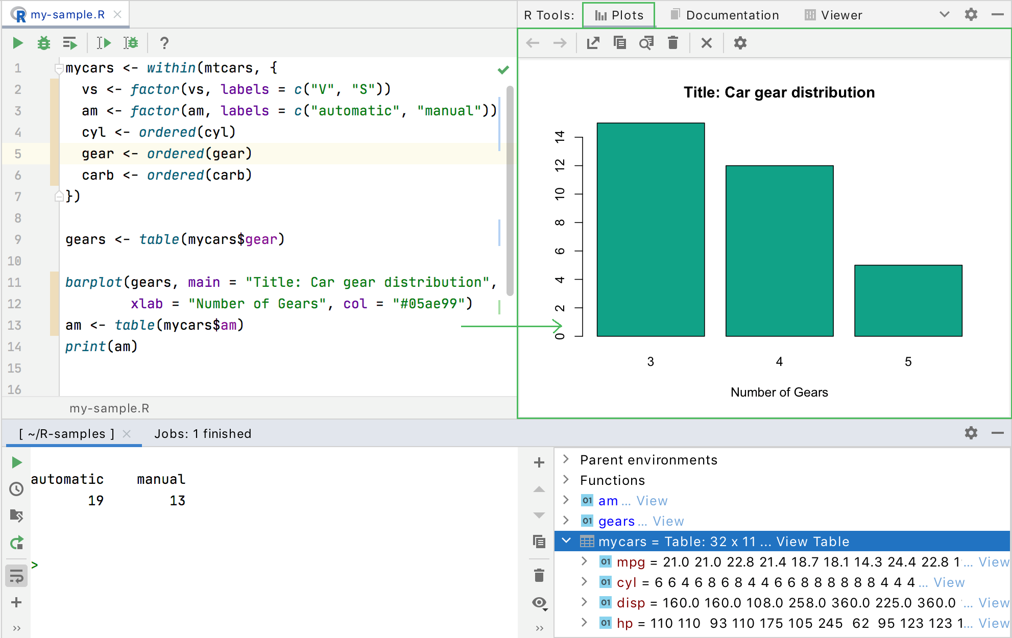 Run and debug R scripts | PyCharm Documentation