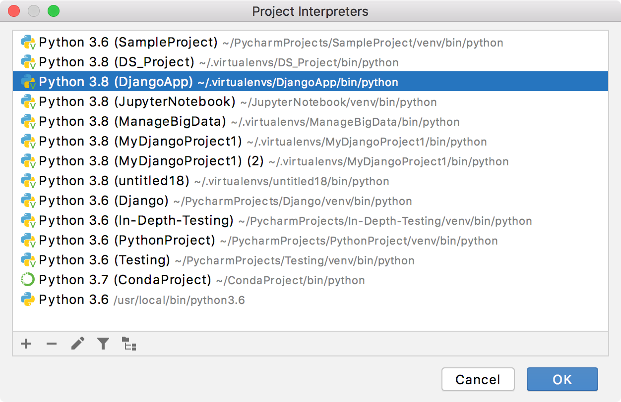 Configure A Virtual Environment PyCharm Documentation