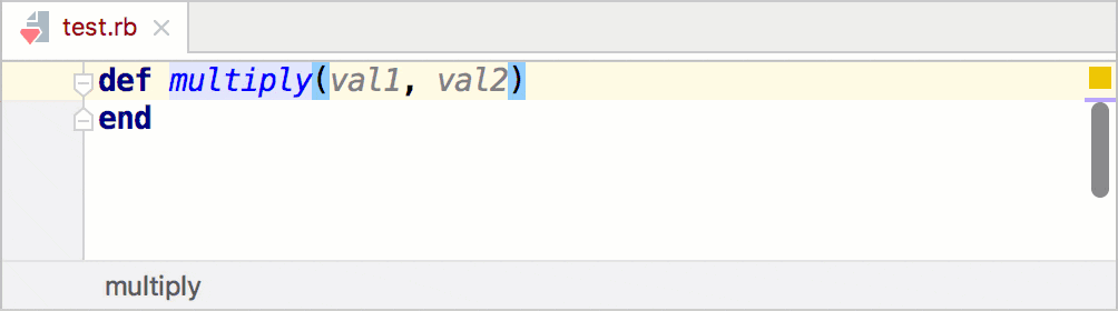Document code | RubyMine Documentation