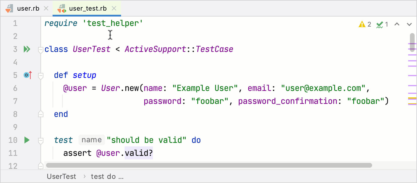 Editor overview | RubyMine Documentation