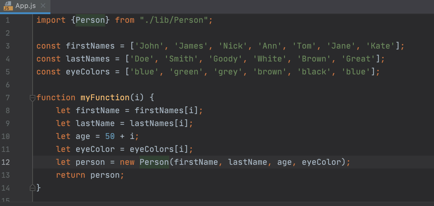 Search for usages | WebStorm
