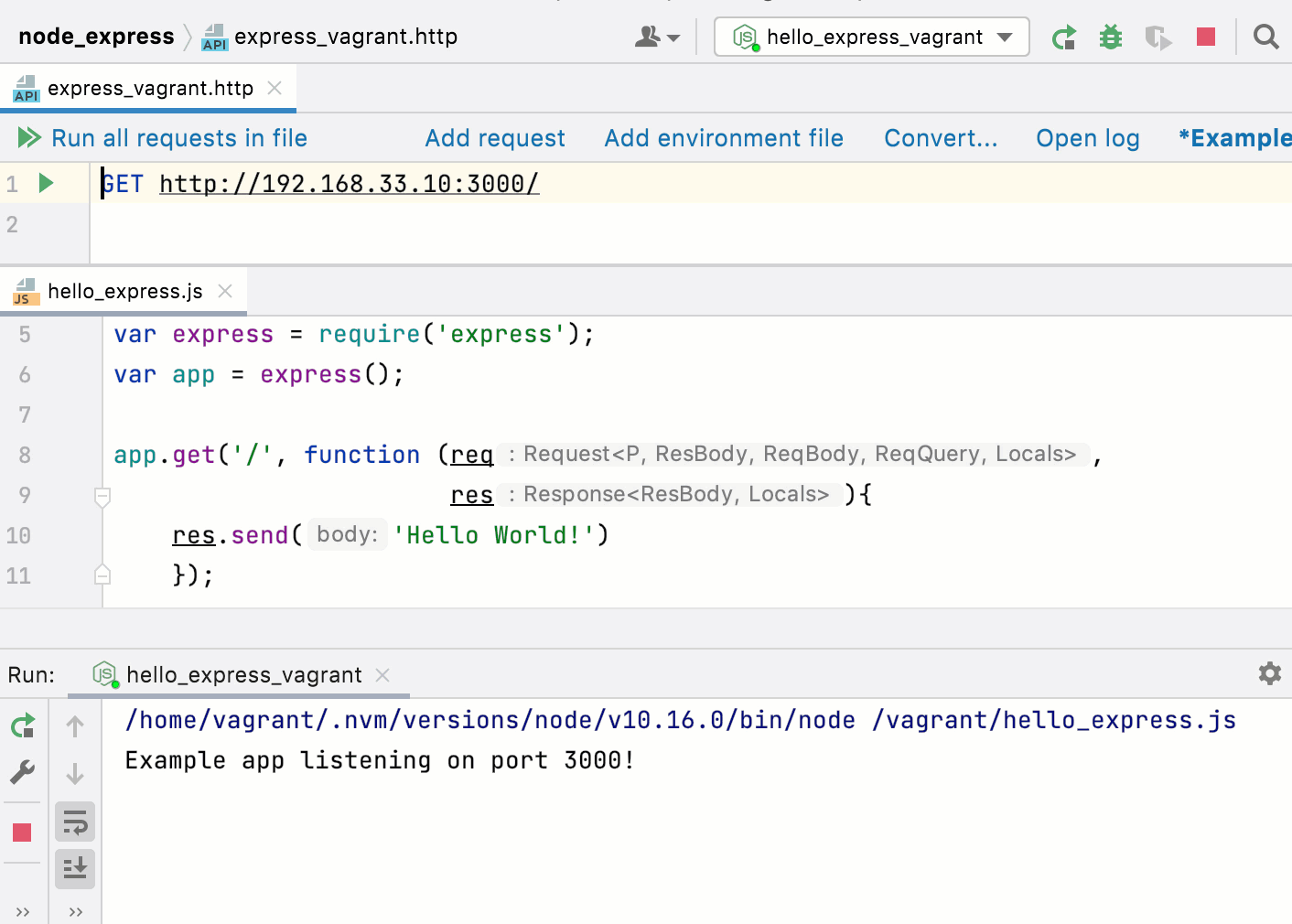Node.js with Vagrant | PhpStorm Documentation
