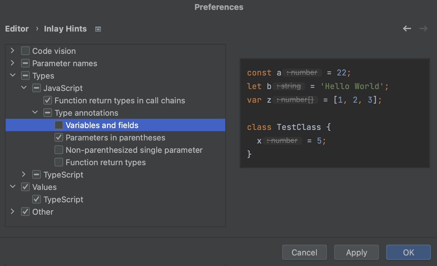 JavaScript WebStorm