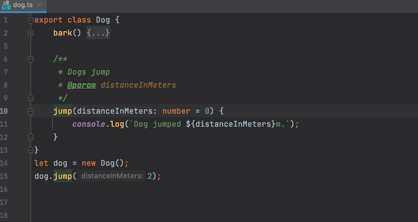 Refactoring Typescript Goland Documentation