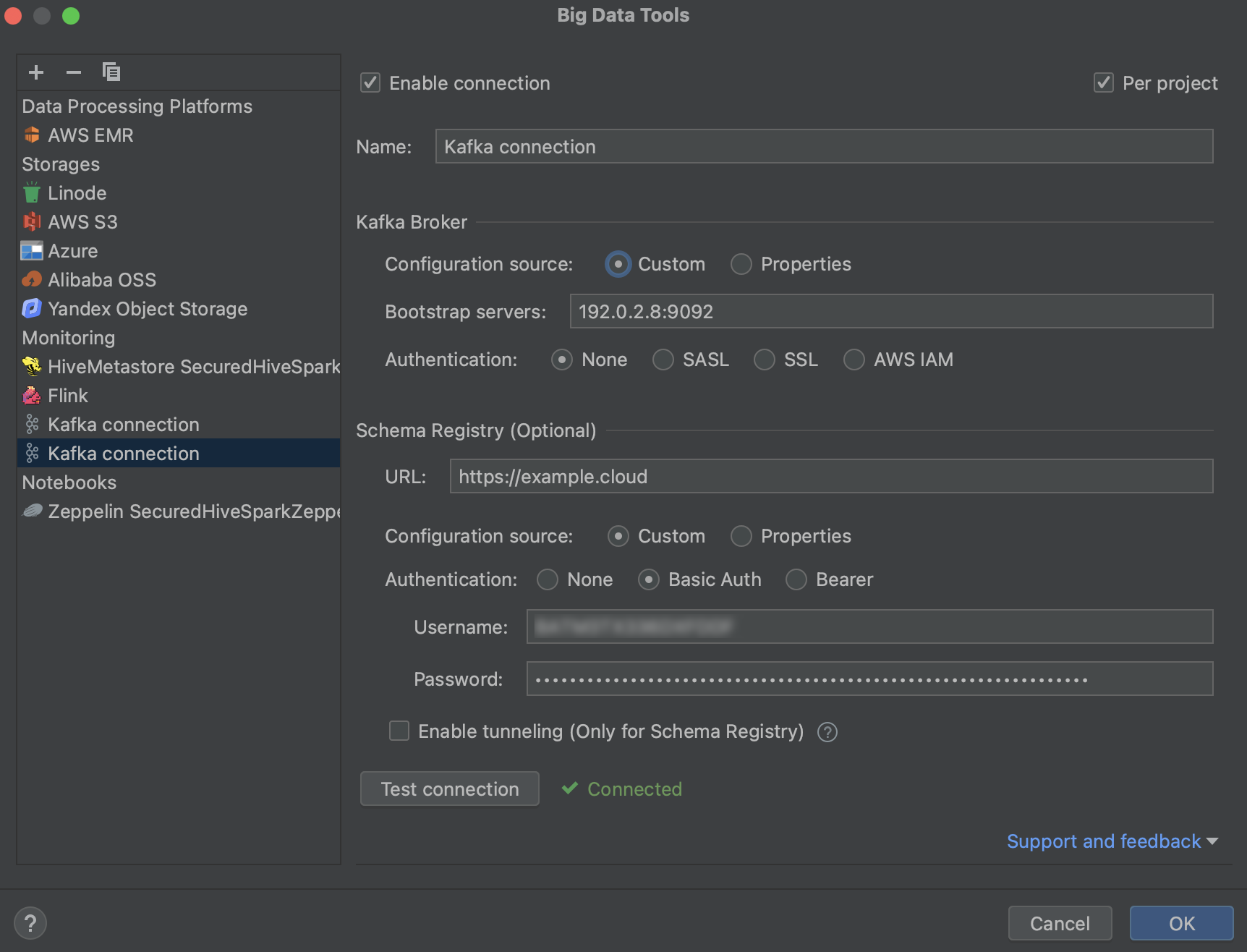 Kafka monitoring | PyCharm Documentation