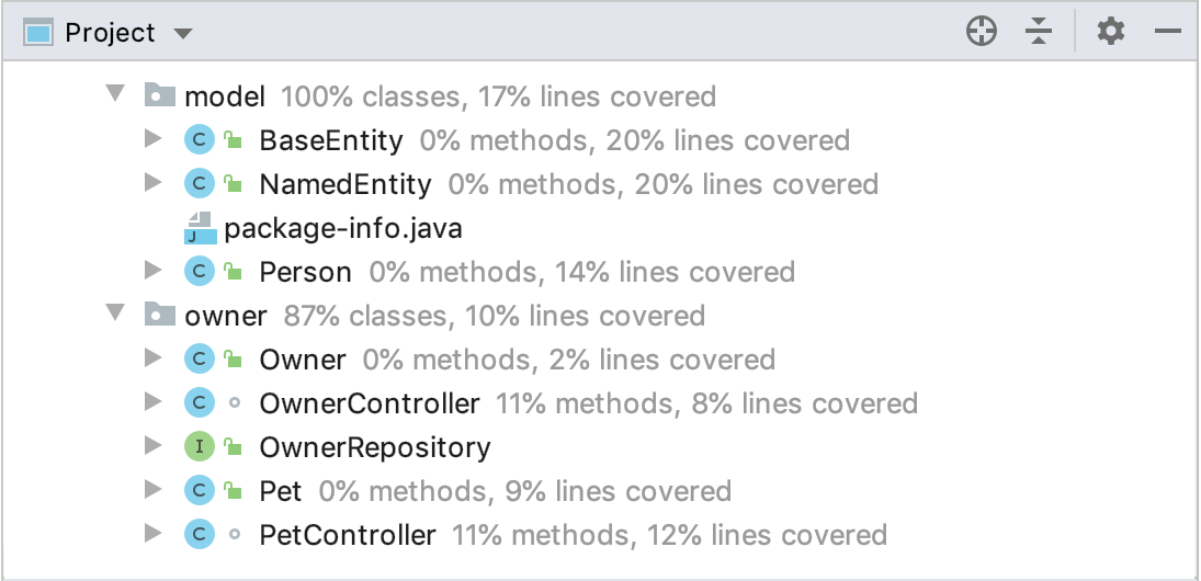 Read The Coverage Report IntelliJ IDEA Documentation