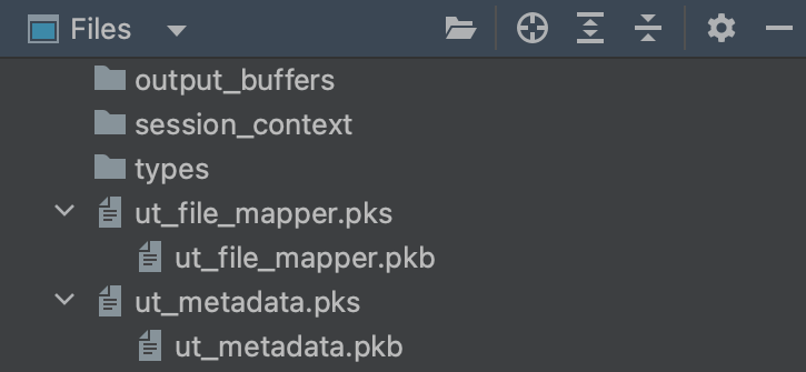 File nesting rules | DataGrip Documentation