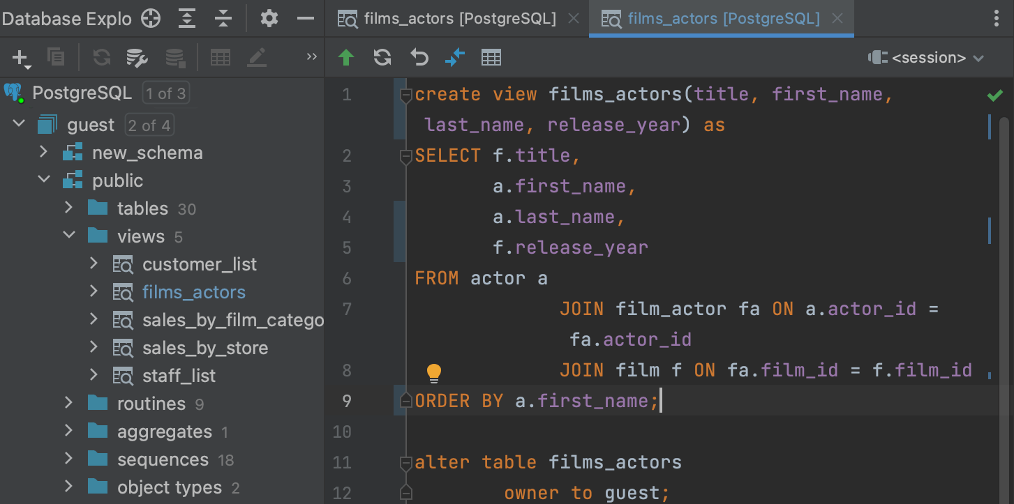 Views | RubyMine Documentation
