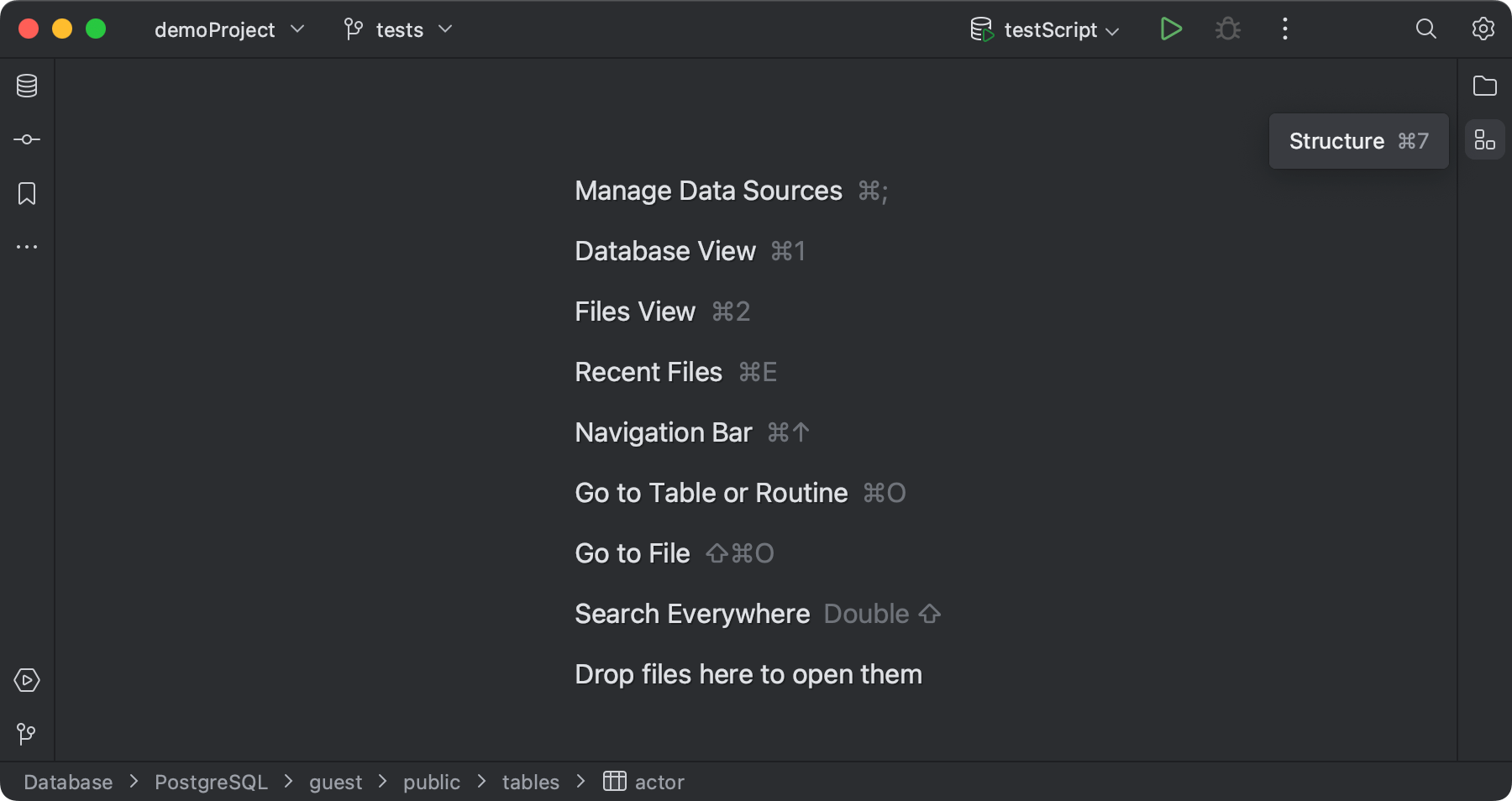 New UI | DataGrip Documentation